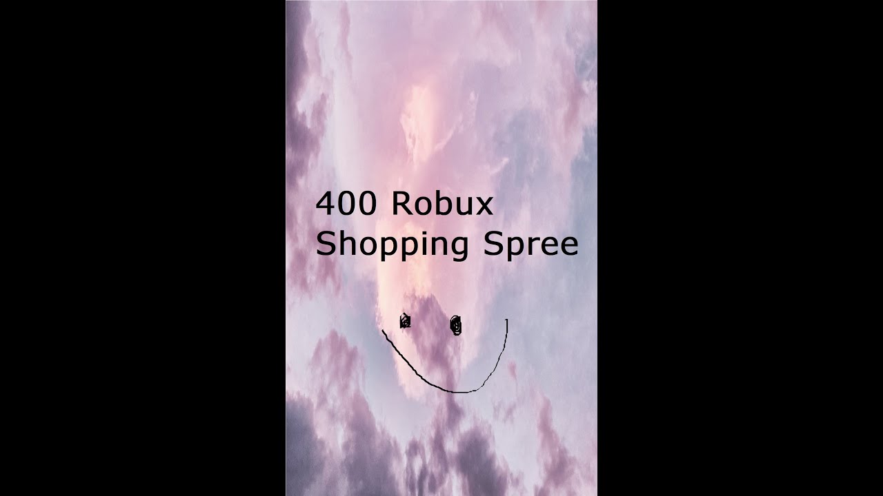 400 Robux Shopping Spree - YouTube