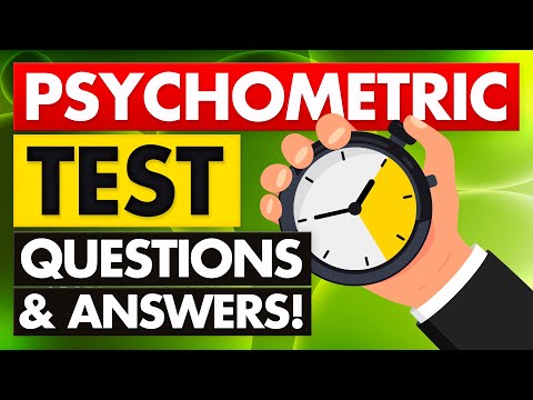 PSYCHOMETRIC TESTS (Numerical, Mechanical, Verbal Ability and General ...