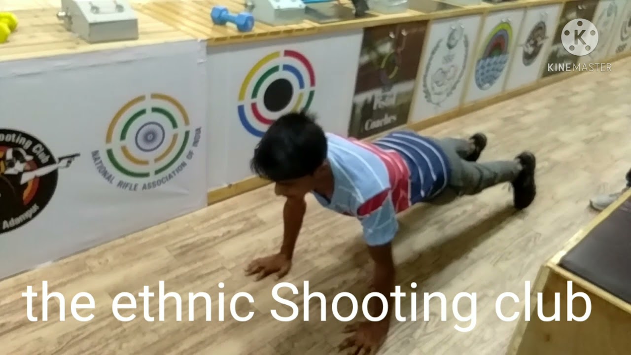10 metre air rifle air pistol shooting range training - YouTube