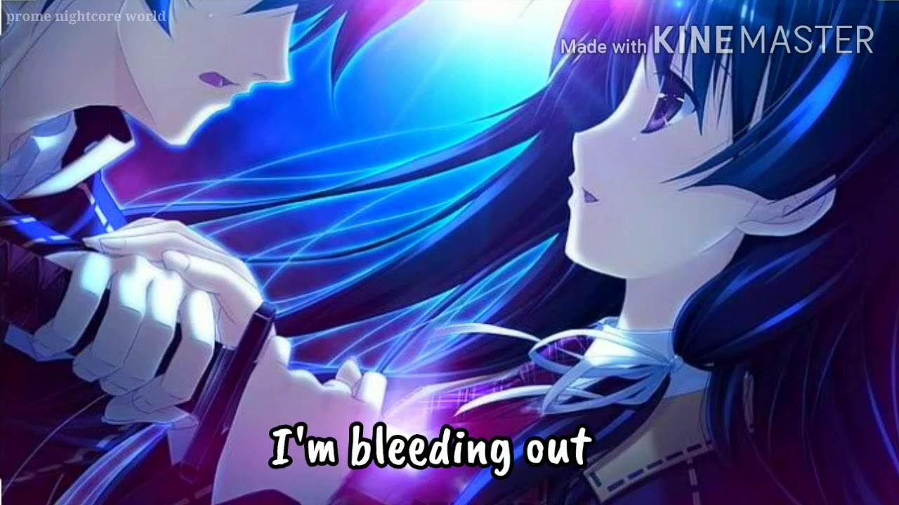 Nightcore- Bleeding out☆ (Imagine dragon) lyrics - YouTube