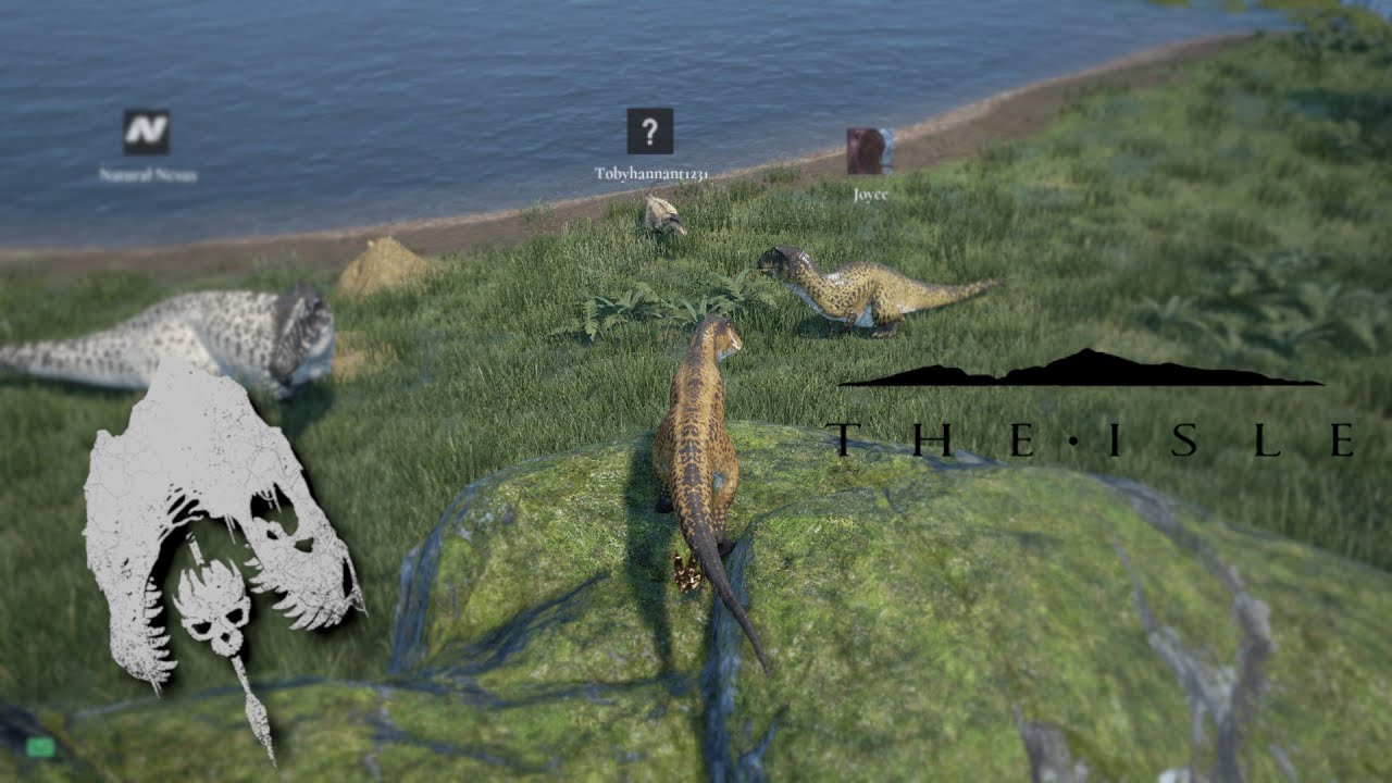 The Isle - Giganotosaurus nest & hatchling gameplay - YouTube