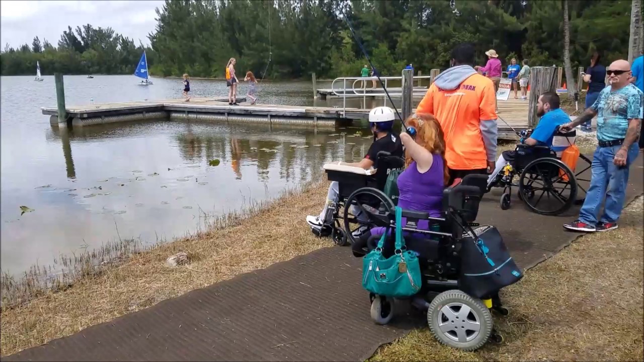 Jennifer Adams Adaptive fishing at the Memorial Rehab Adaptive Sports ...