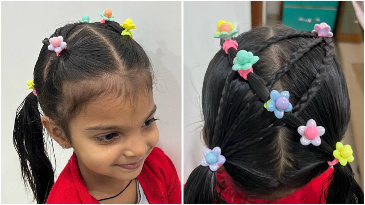 Beautiful two side ponytail hairstyle || ponytail Hairstyle || Girls ...