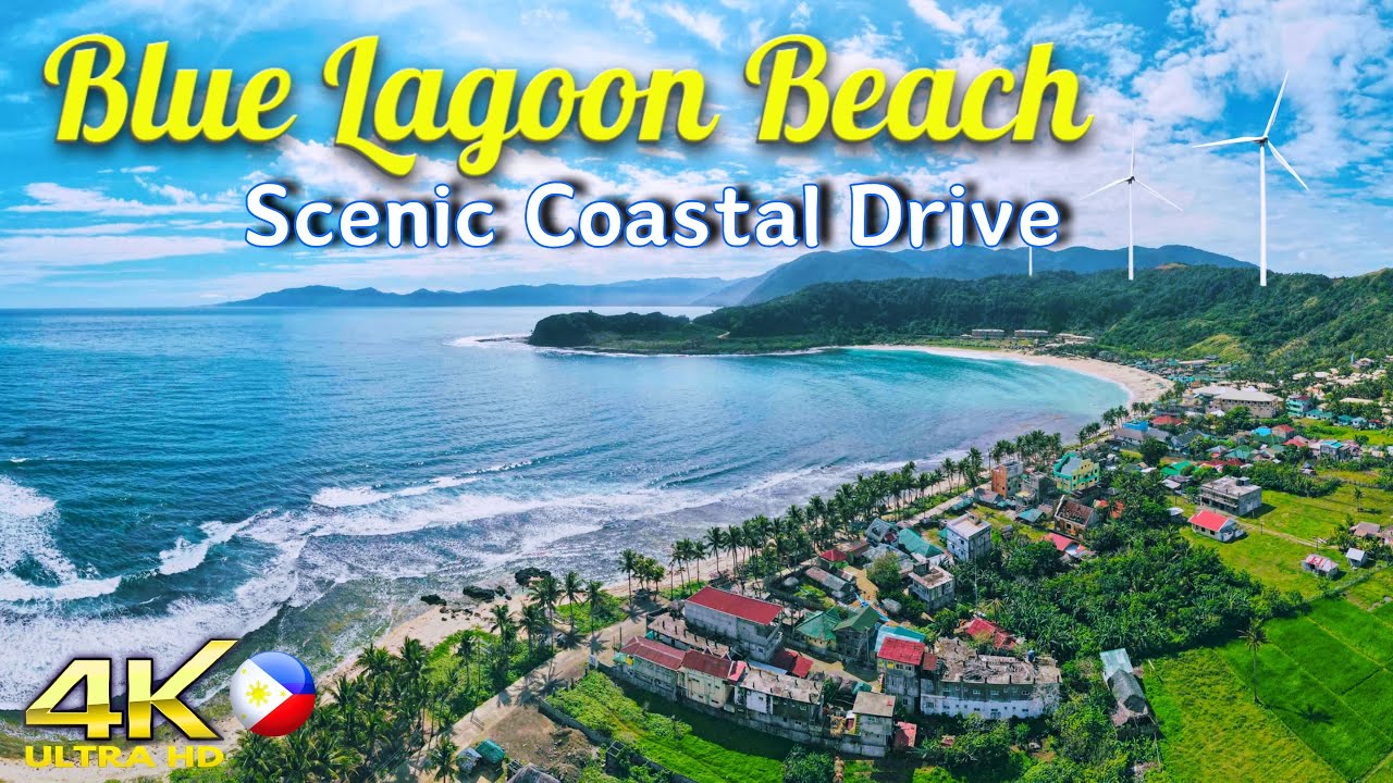 Philippines [4K] Breathtaking Coastal Drive Along Blue Lagoon Beach ...