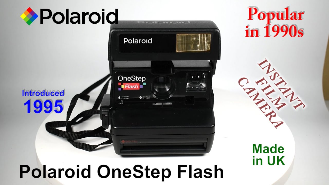 1995 Polaroid OneStep Flash - Instant Film Camera - YouTube