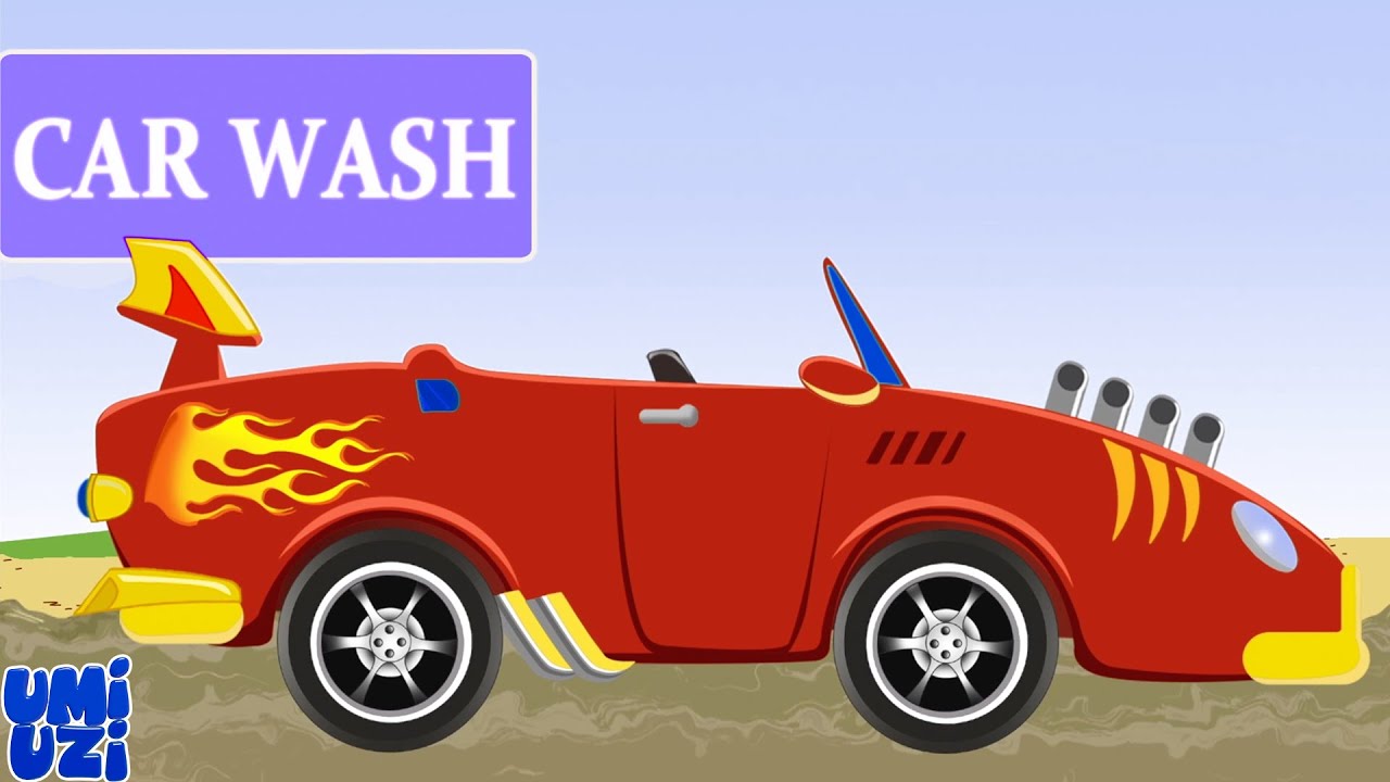 Sports Car Wash + More Vehicles Formation & Uses for Kids by UMI UZI ...
