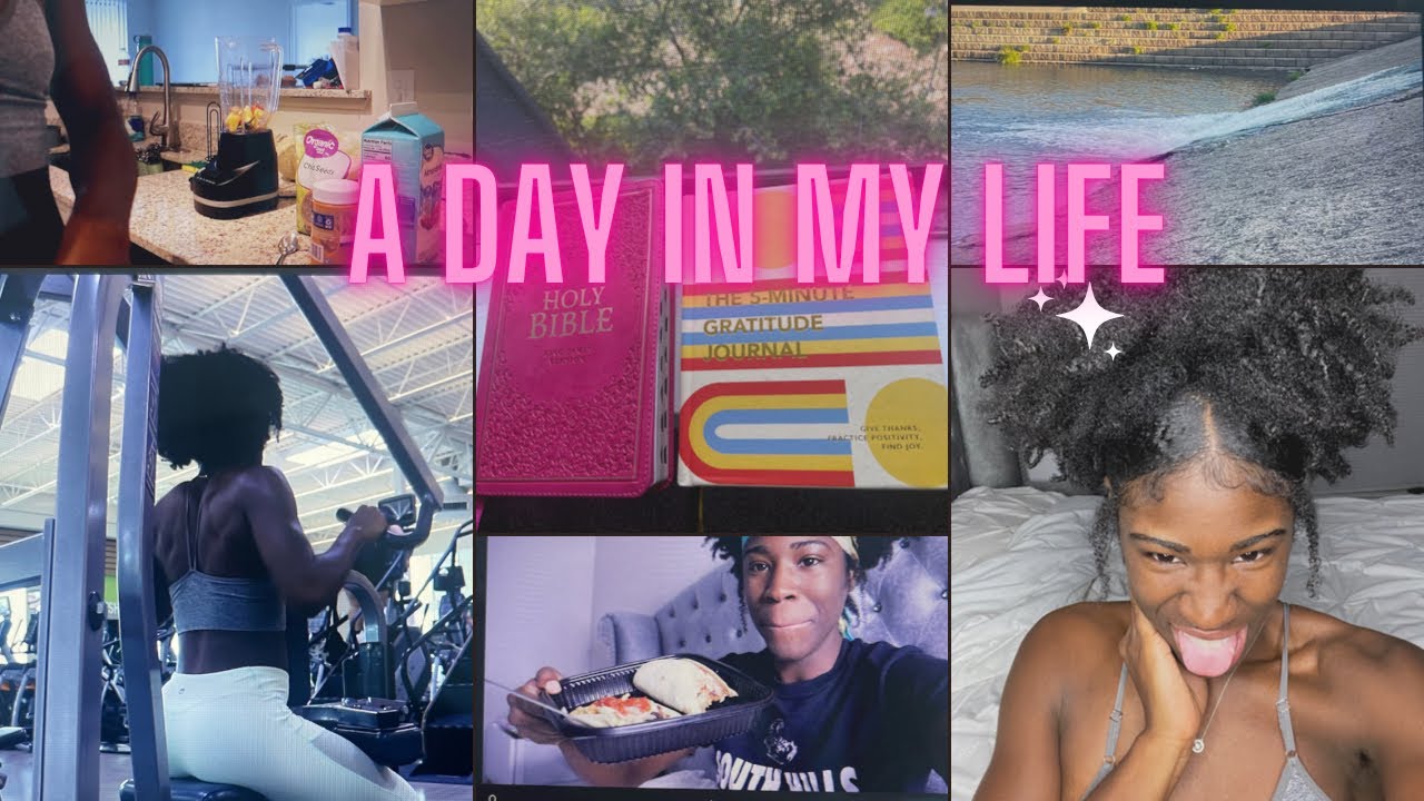 A Day in My Life | Vegan tacos | Natural hairstyle on 4C hair - YouTube