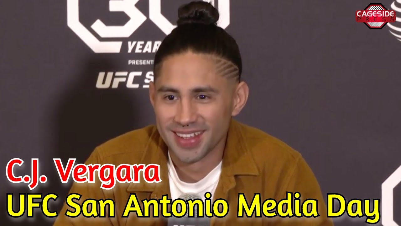 C.J. Vergara Media Day | UFC San Antonio - YouTube