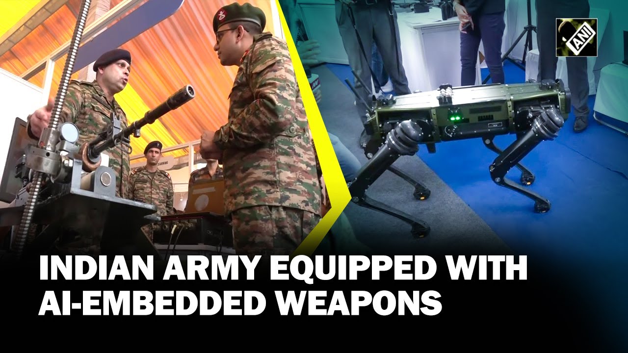 AI-embedded Anti-Drone SYSTEM, Robotic MULE to boost Indian Army's arsenal - YouTube