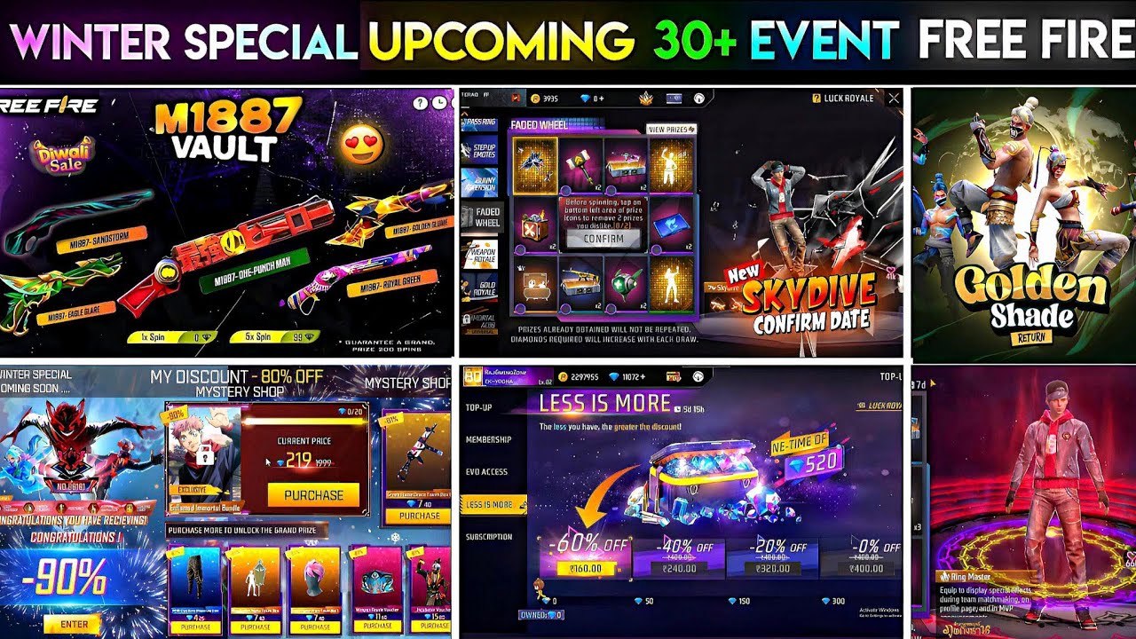Upcoming Events in Free Fire 🤯🥳| Free Fire New Event | Ff New Event ...
