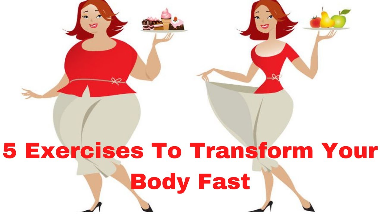 5 Exercises🏃🏼 To Transform Your Body Fast😅 - YouTube