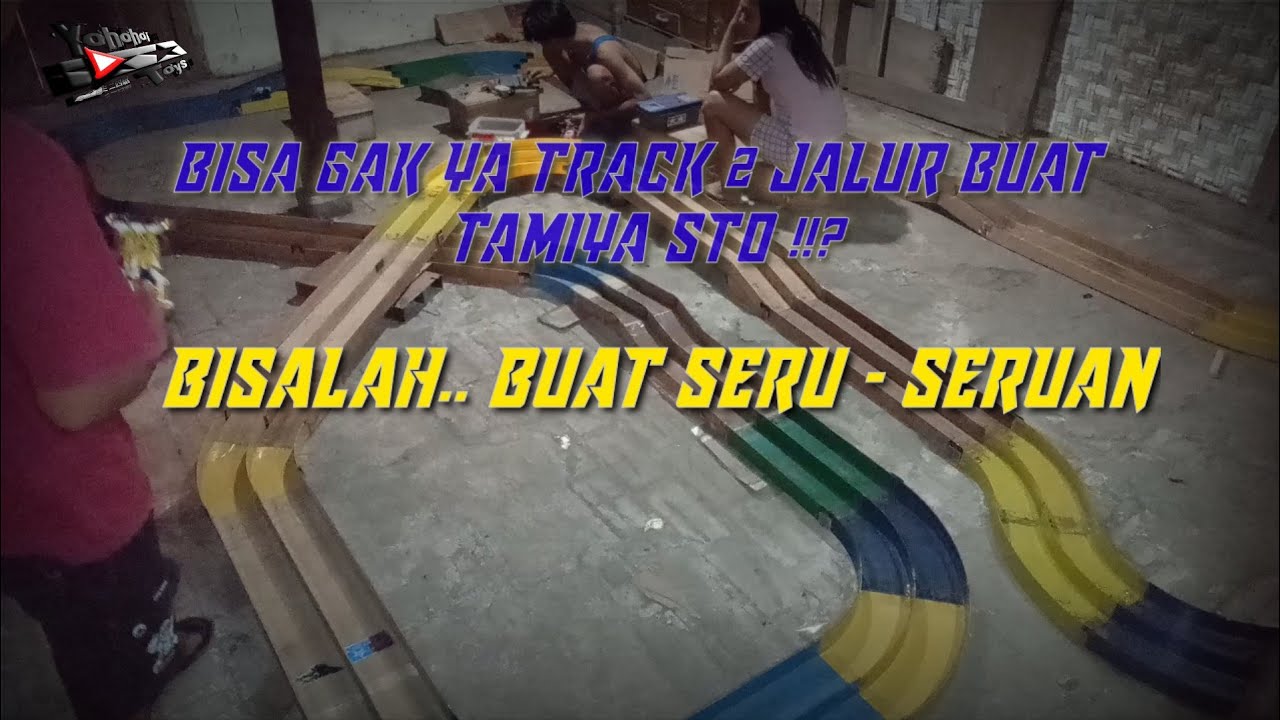 TEST TRACK TAMIYA 2 JALUR UNTUK TAMIYA STO SDC STB - YouTube