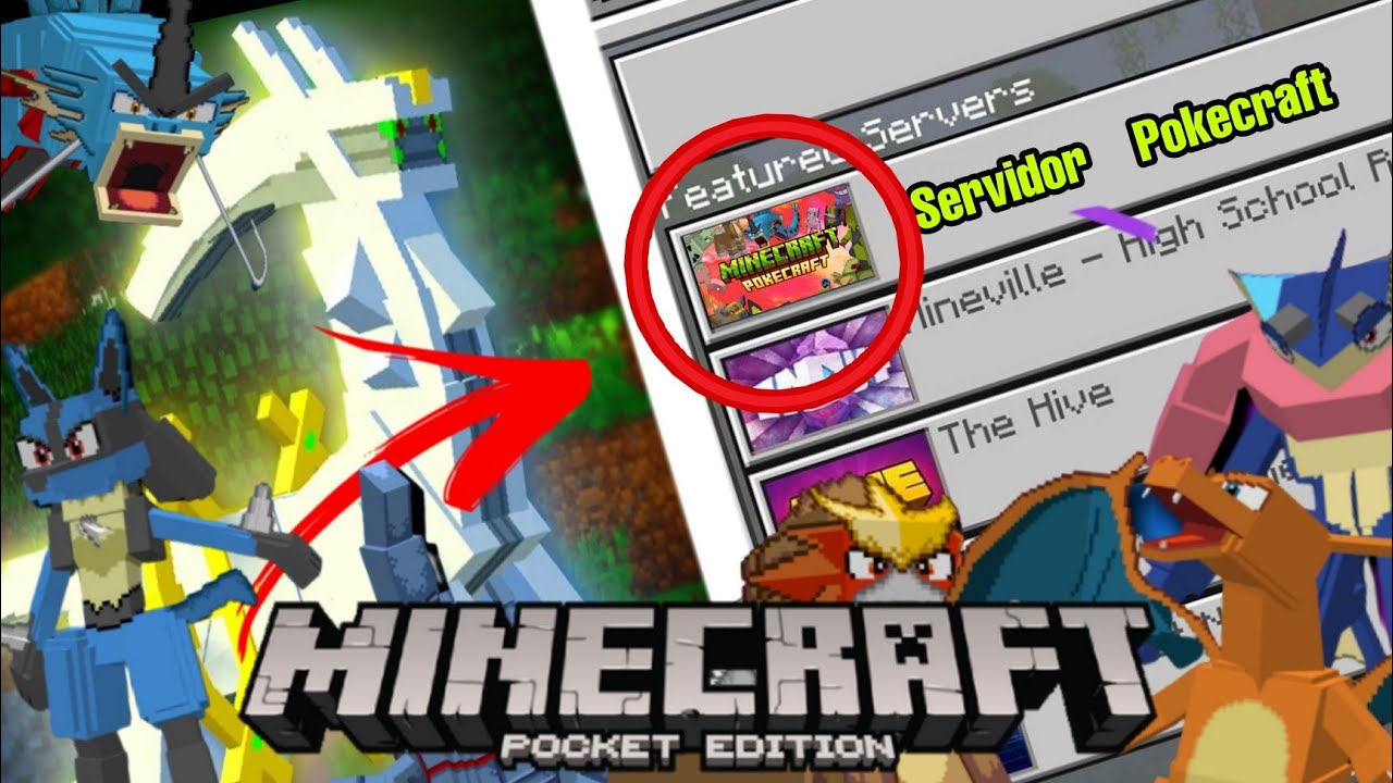 ️GUIA PARA EL SERVIDOR de POKEMON para MINECRAFT BEDROCK/PE |Serp pokedrock Pokecraft - YouTube