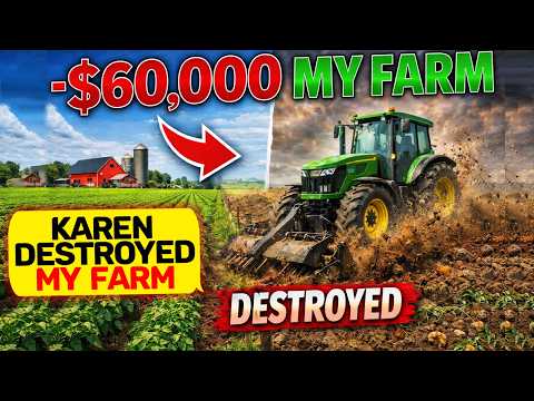 Karen Neighbor Tore Up My Farm and Destroyed $60,000 Crop… HUGE Mistake!