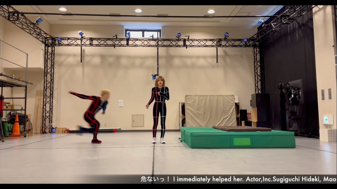 【MOVE】危ないっ！ I immediately helped her. Motion Actor,Inc.Sugiguchi Hideki ...