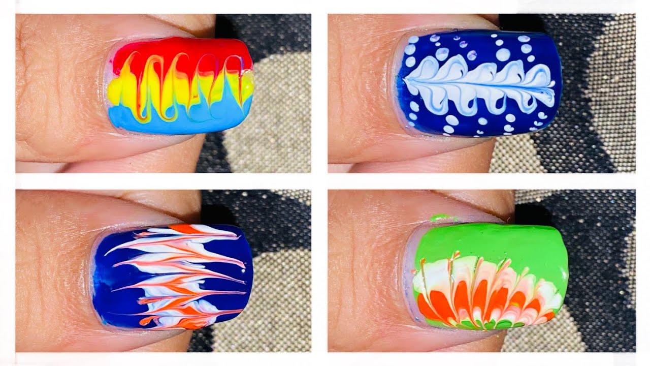 #181 Nail art with safety pin|| Safety pin nail polish|| Safety pin ...