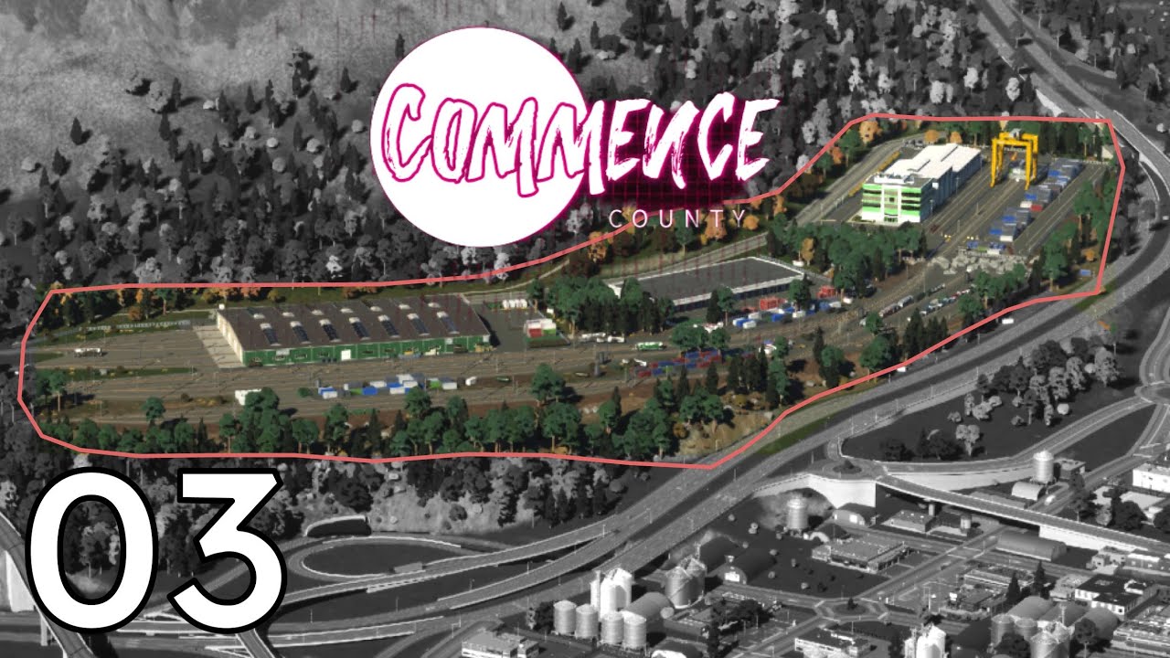 DETAILED TRAIN YARD! [Ep. 3 - Fixing Commence County] - YouTube