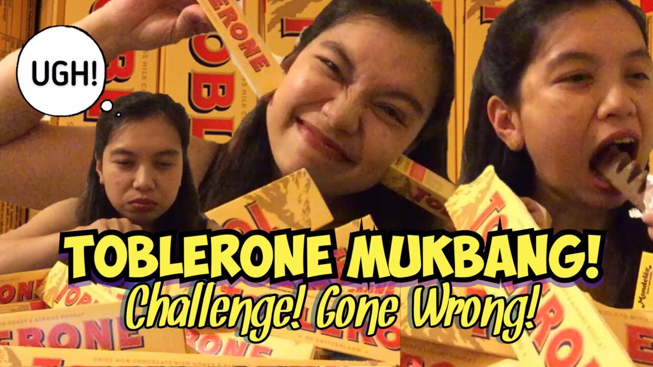 TOBLERONE MUKBANG CHALLENGE (GONE WRONG) / SUGAL BUHAY!!! GRABE ANG ...