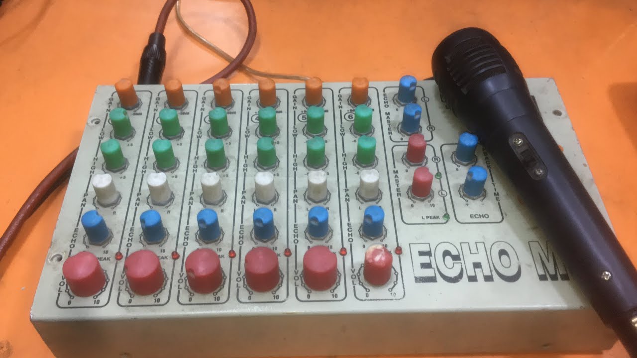 How to repair mixer Echo problem? - YouTube