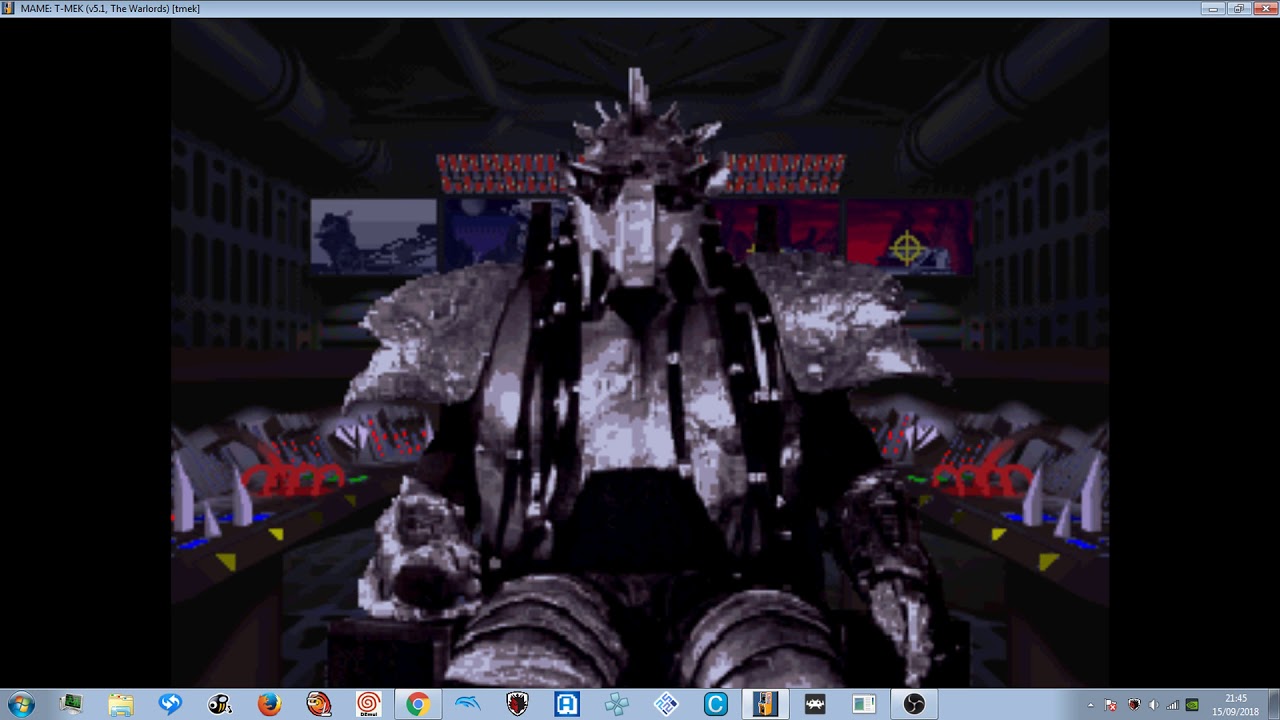 1080p 60fps MAME 201 TMEK - midway retro arena tank arcade gameplay ...