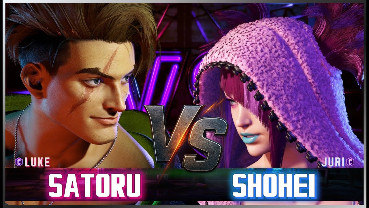 SF 6 ⚔ SATORU (Luke) 🆚 SHOHEI (Juri) ⚔ Master Level Gameplay - YouTube