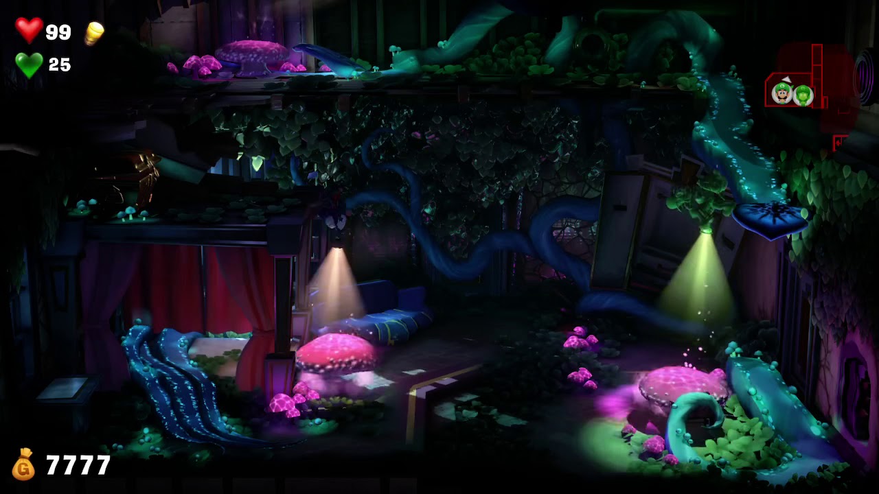 Luigi and Gooigi bouncing on Mushrooms! Luigi’s Mansion 3 Gameplay ...