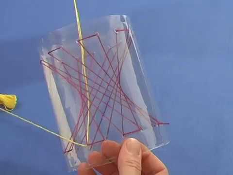 How to make a hyperboloid out of string - YouTube