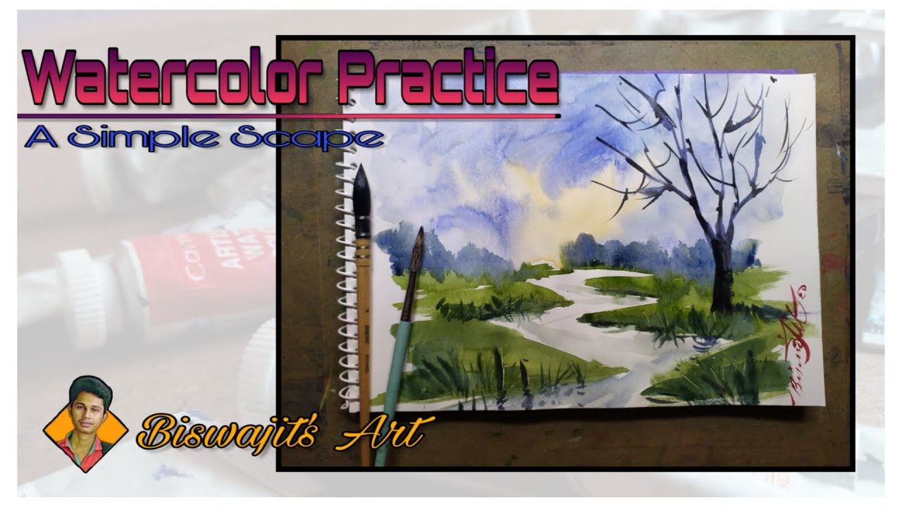 Watercolor Practice for Beginners. - YouTube