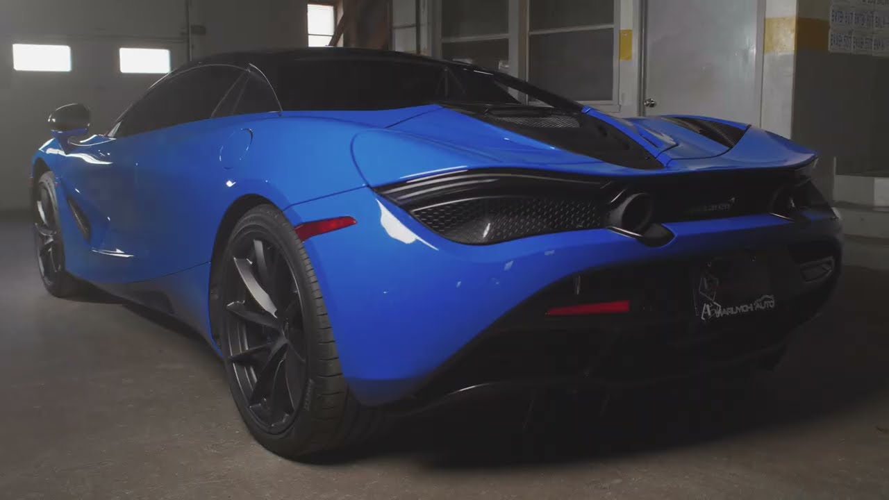 Blue McLaren 720s - YouTube
