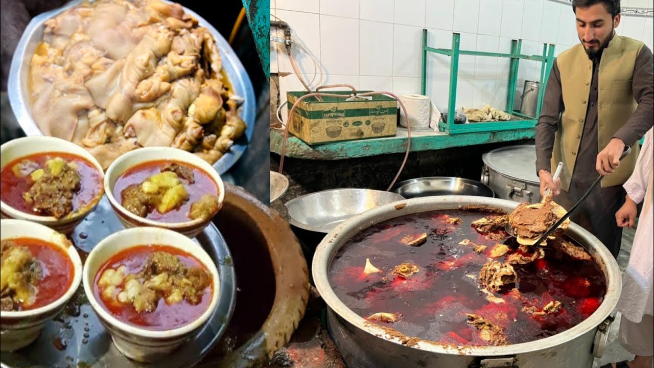 200 KG Siri Paye Recipe | Cow Heads And Legs Fry | Khan Zameer Siri ...