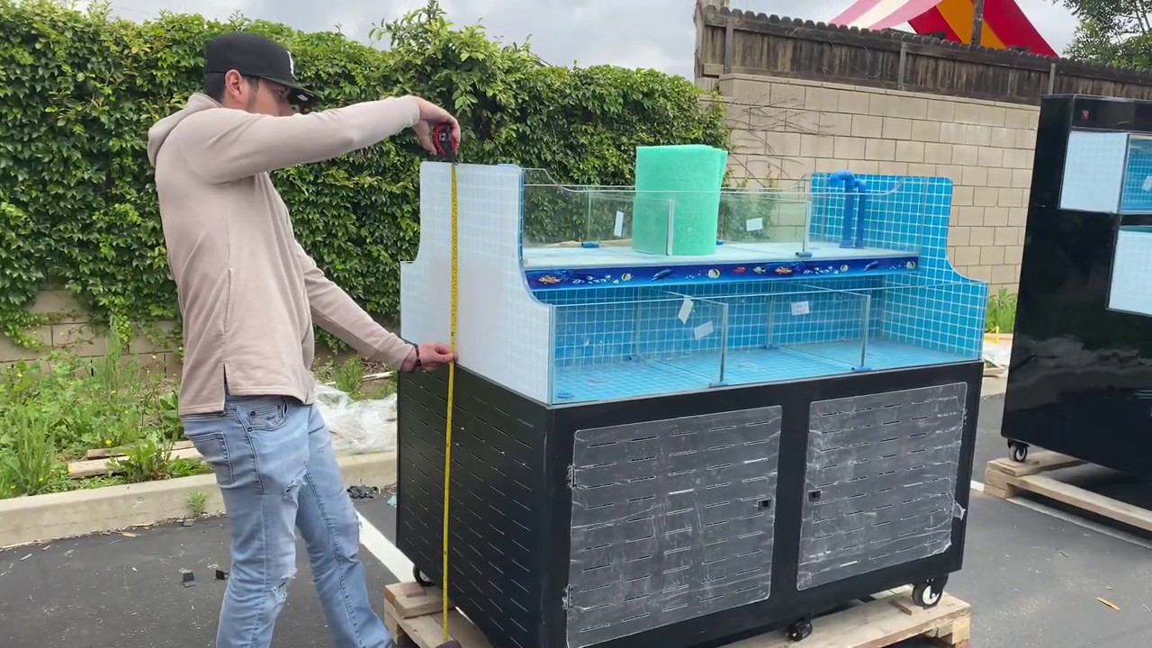 Sea Water Visions Market Live Seafood Lobster Tank Display Case Tanks ...