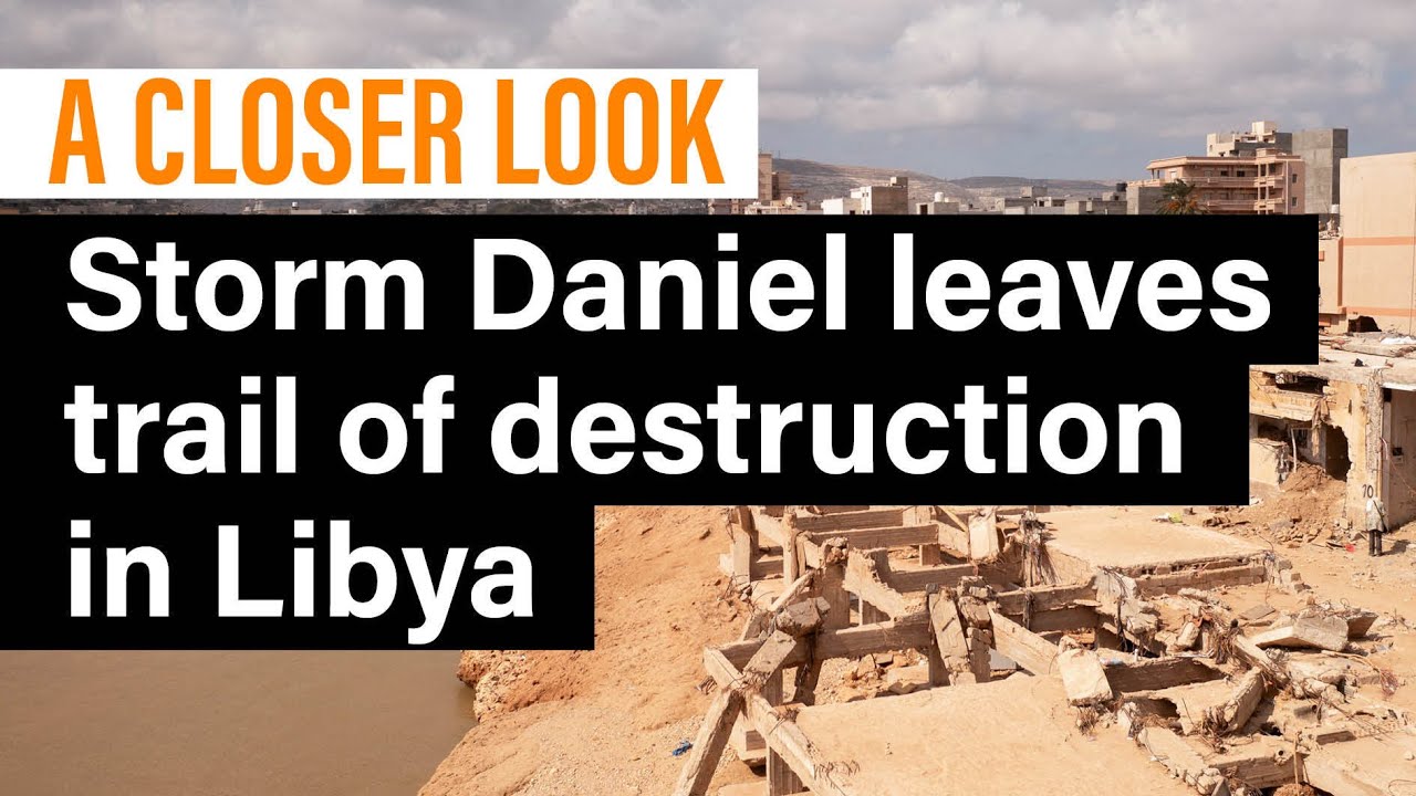 A Closer Look: Storm Daniel leaves trail of destruction in Libya - YouTube