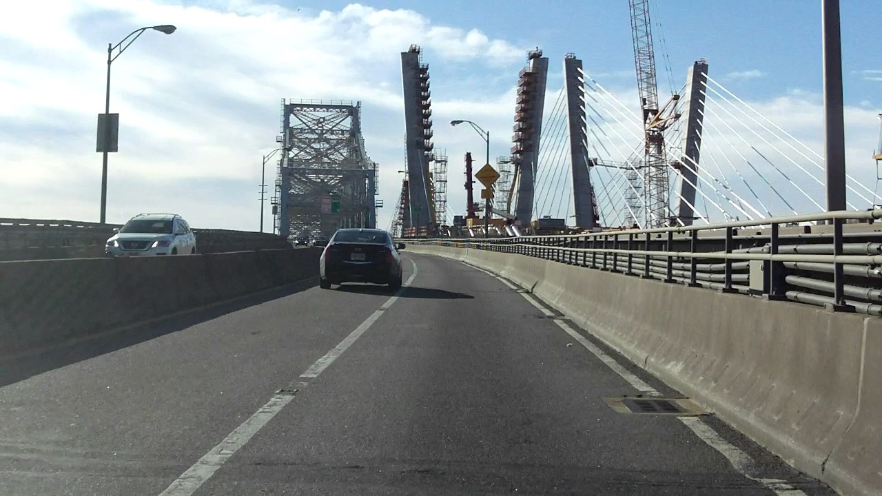 Old Goethals Bridge eastbound [Early 2017 Construction Update] - YouTube