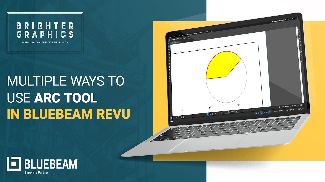 How to Use Arc Tool for Curved Markings in Bluebeam Revu 21 | Arc ...