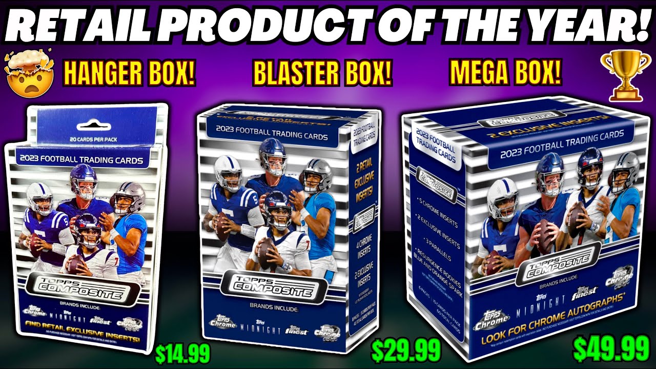 *PRODUCT OF THE YEAR!?🏆🔥 2023 TOPPS COMPOSITE FOOTBALL HANGER, BLASTER ...