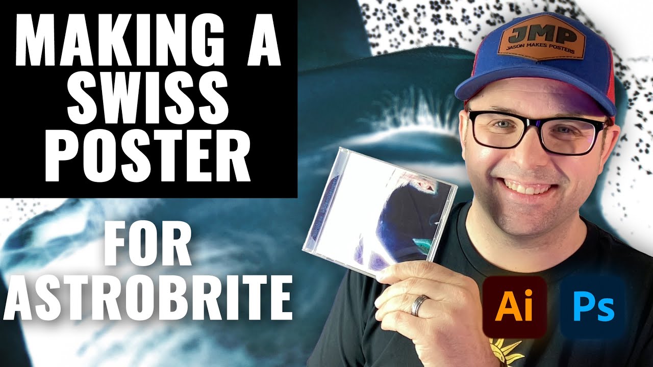 💿 Making A Swiss Poster for ASTROBRITE (Whitenoise Superstar) - YouTube