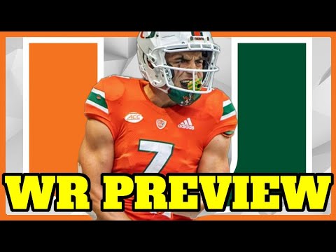 Miami Hurricanes Football - Wide Receiver Preview - YouTube