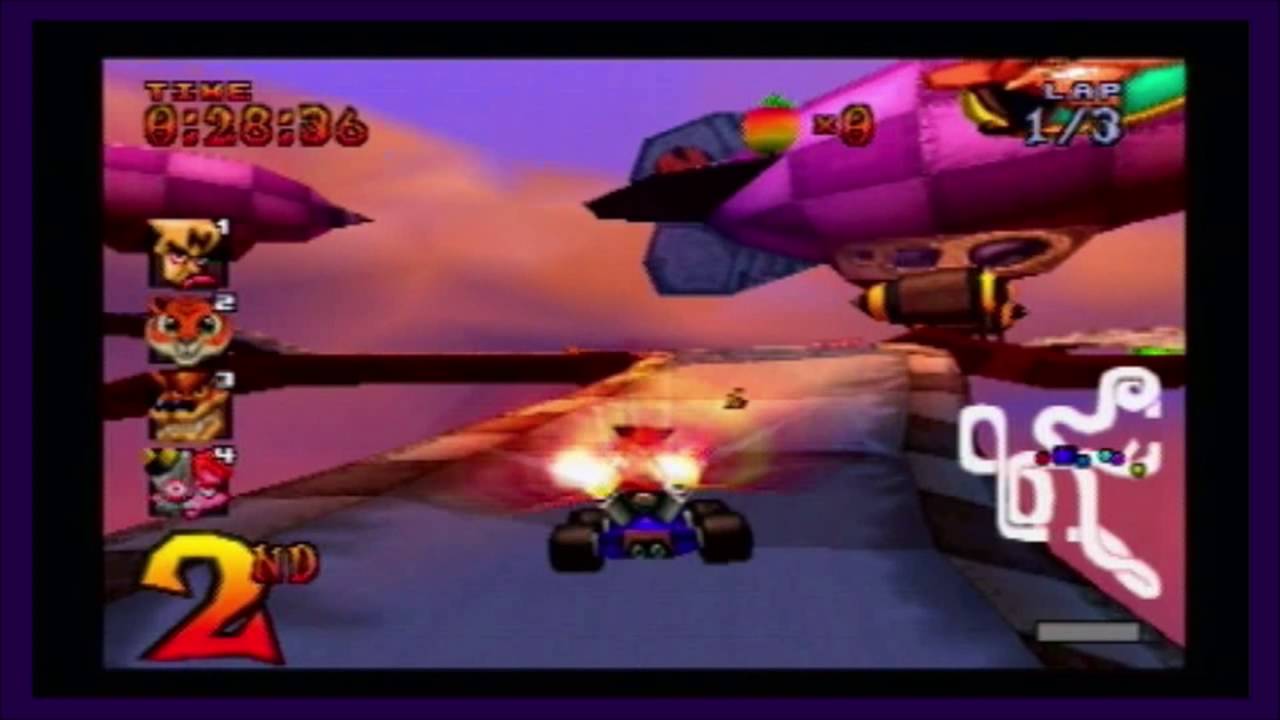 Crash Team Racing ~ (Hard) Crash Cup ~ Pura - YouTube