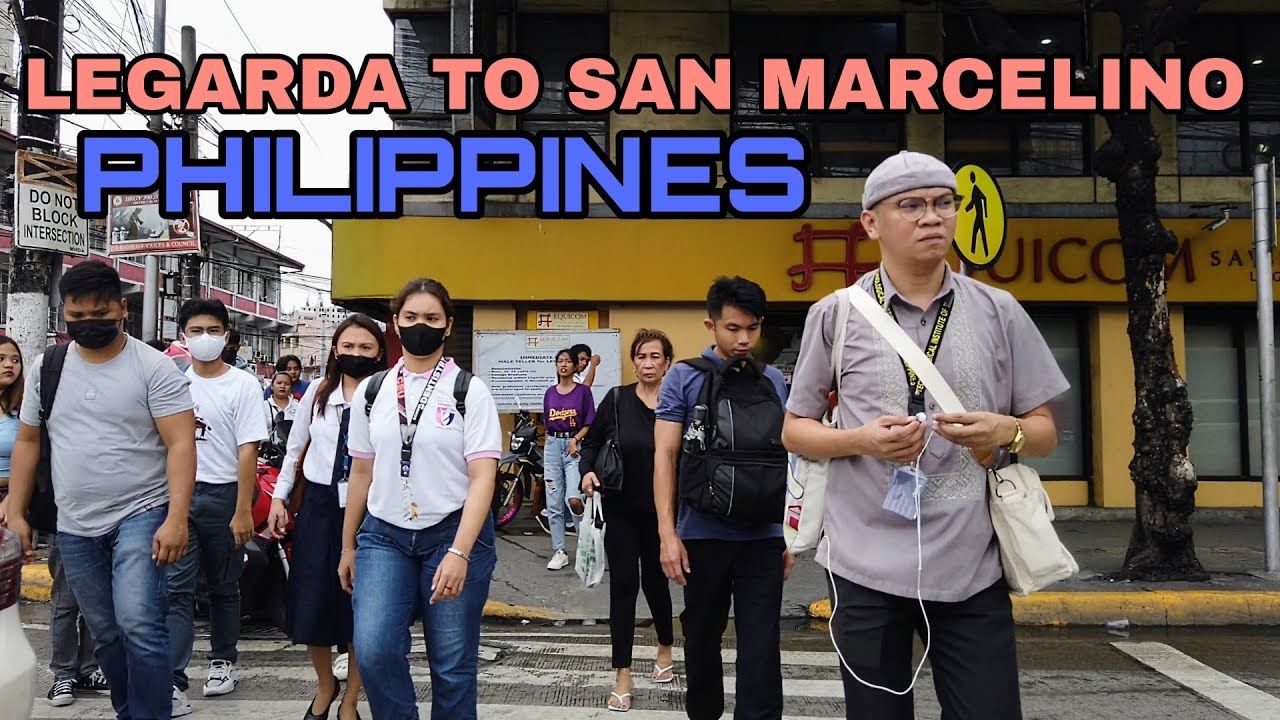 Legarda to San Marcelino | Manila | PH🇵🇭 | walk tour[4k] | citiwalk4k ...