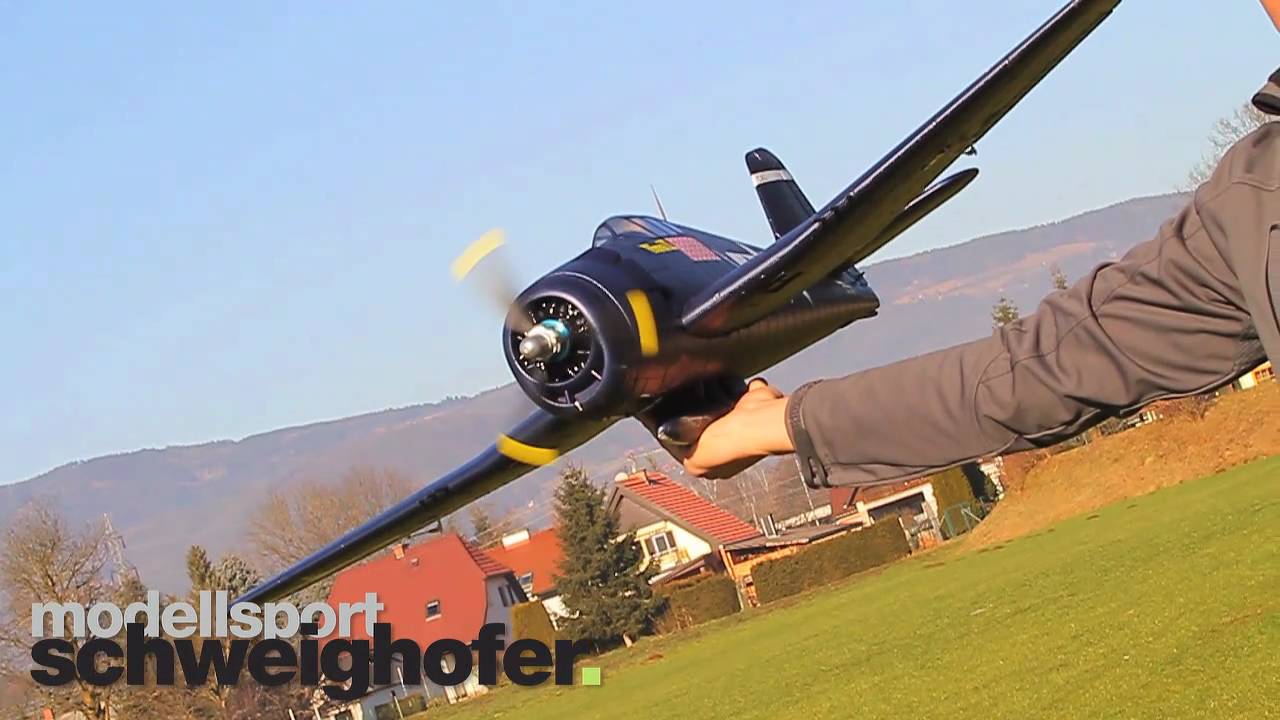 F6F Hellcat - FMS - Modellsport Schweighofer - YouTube