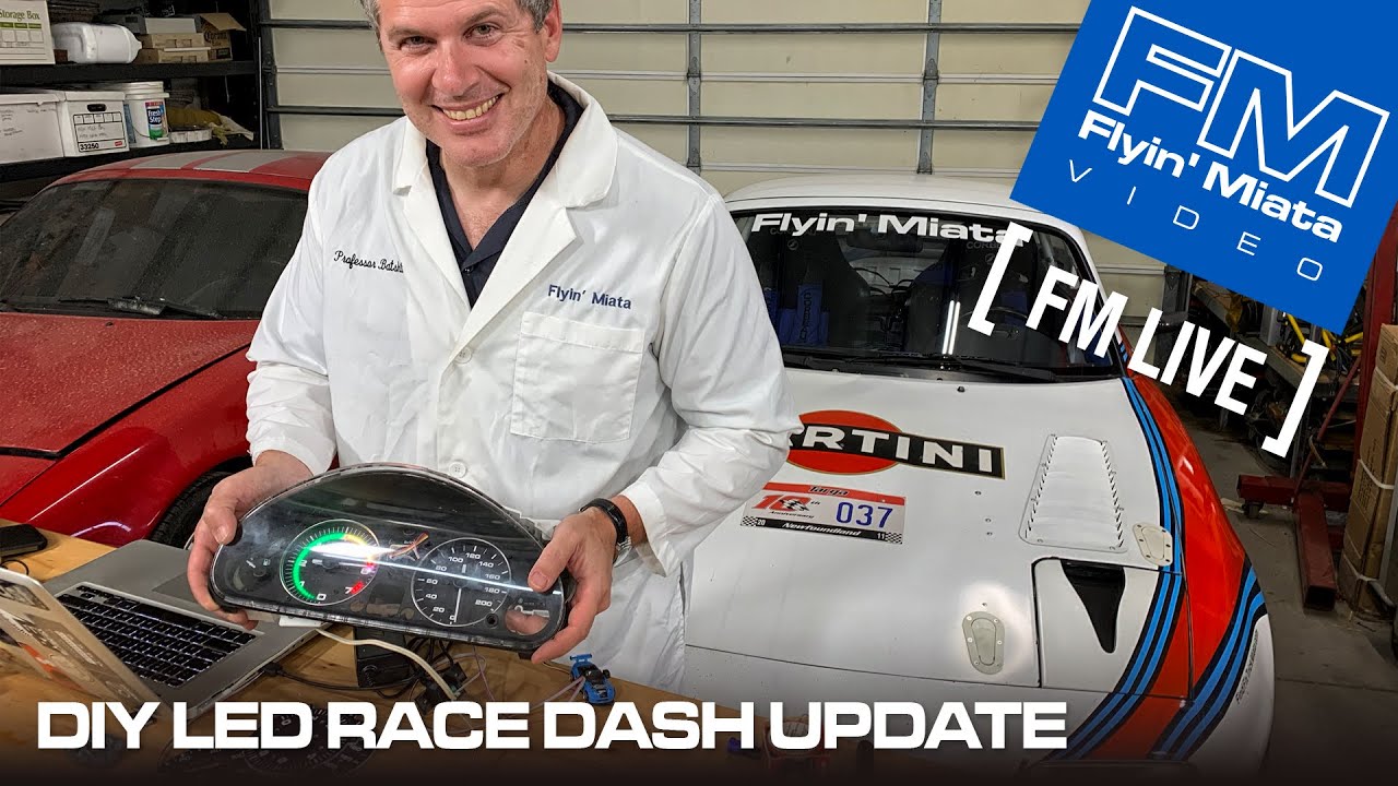 DIY LED Race Dash UPDATE! (FM Live) - YouTube