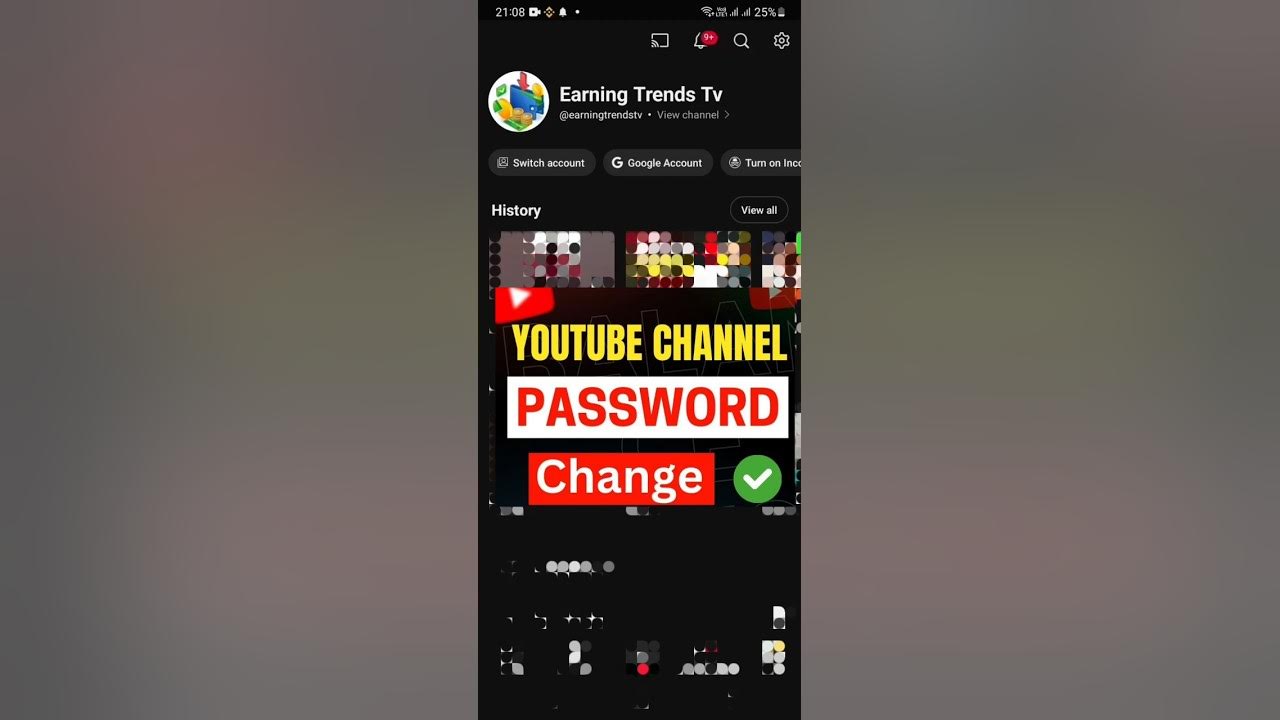 🔐How to change YouTube password on Android | Change YouTube password | YouTube Password Change ...