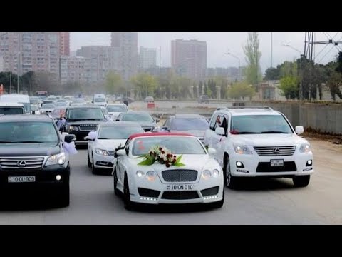 Bakıda ucu-bucağı görünməyən toy korteji kimindir? – ŞOK VİDEO