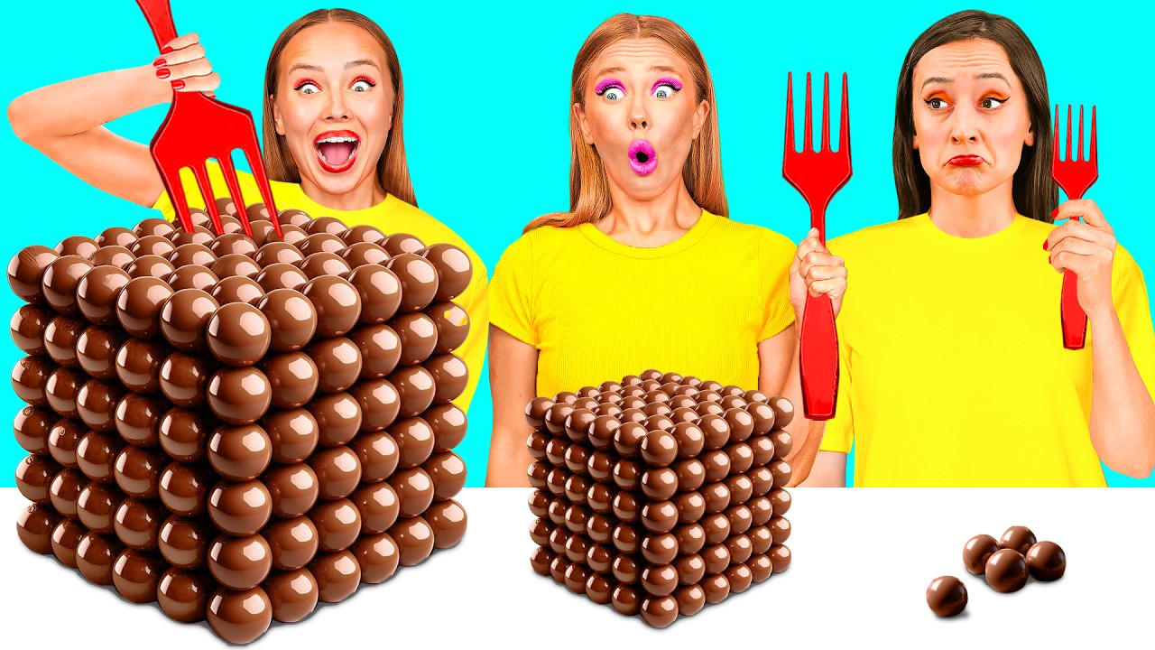 Big, Medium and Small Plate Challenge | Funny Food Challenges by ...