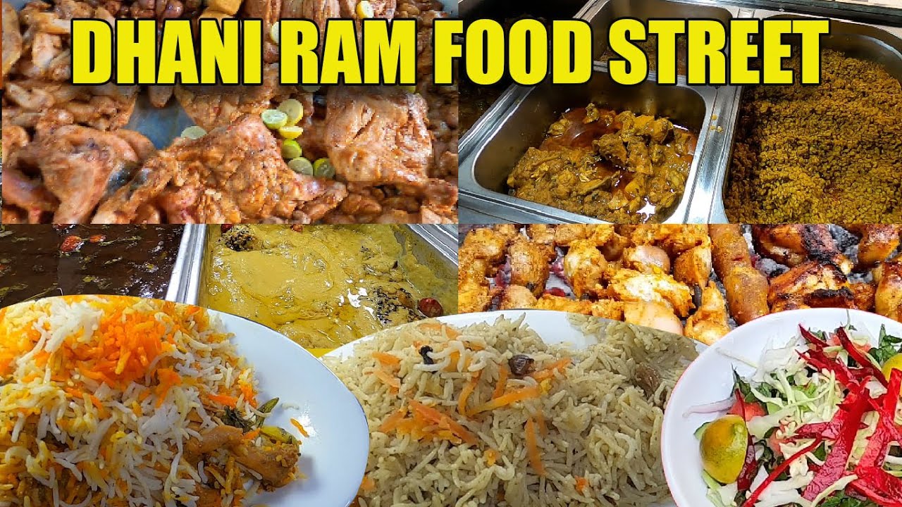 DHANI RAM FOOD STREET | TAJ SINDHI BIRYANI | HUMZA HOTEL | AMJAD KHAN ...