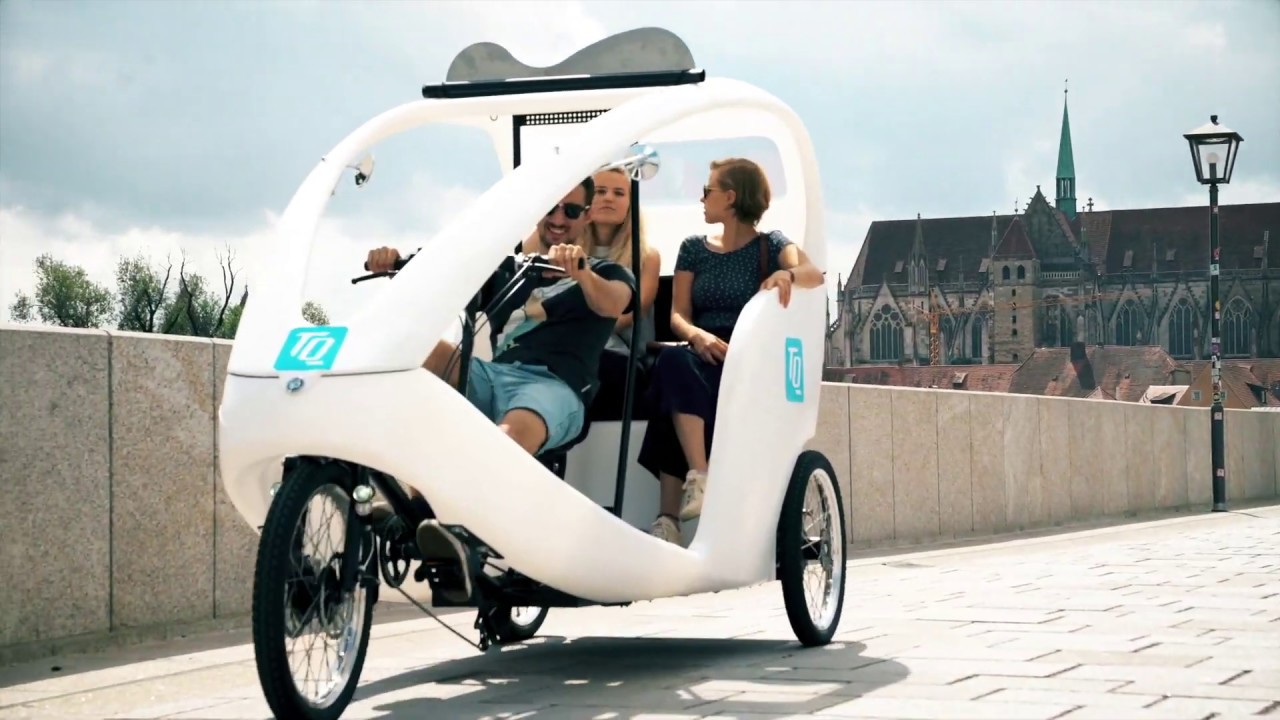 CRUISER – WERBUNG IN BEWEGUNG MIT DEM VELOTAXI - YouTube