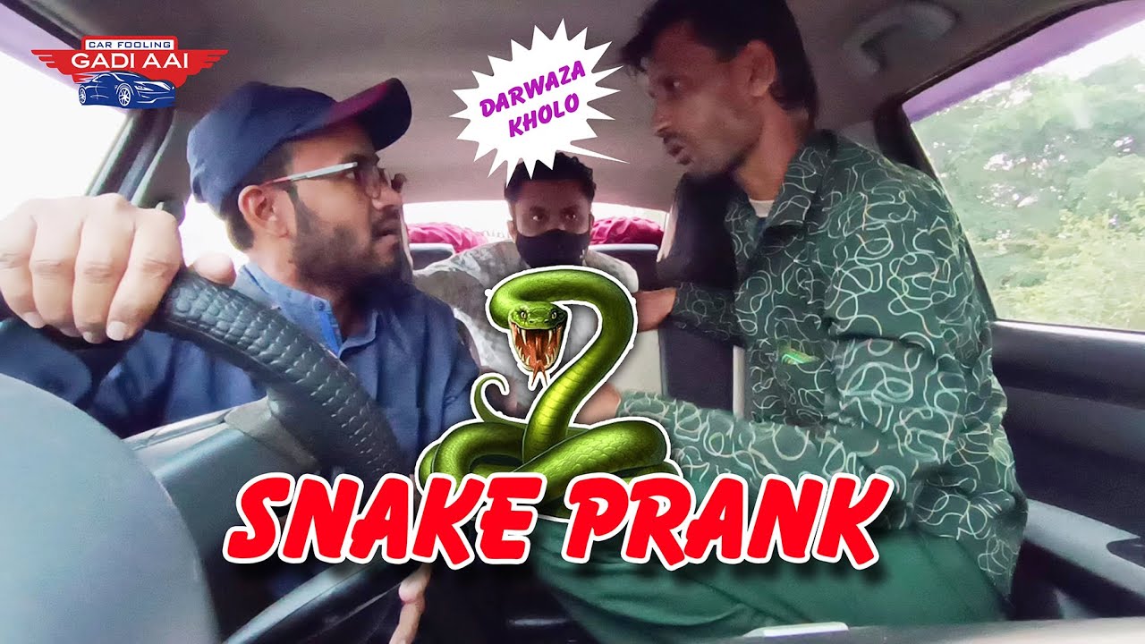 Snake in Car || Car Fooling|| Car Prank|| sanp in car || part 1 - YouTube