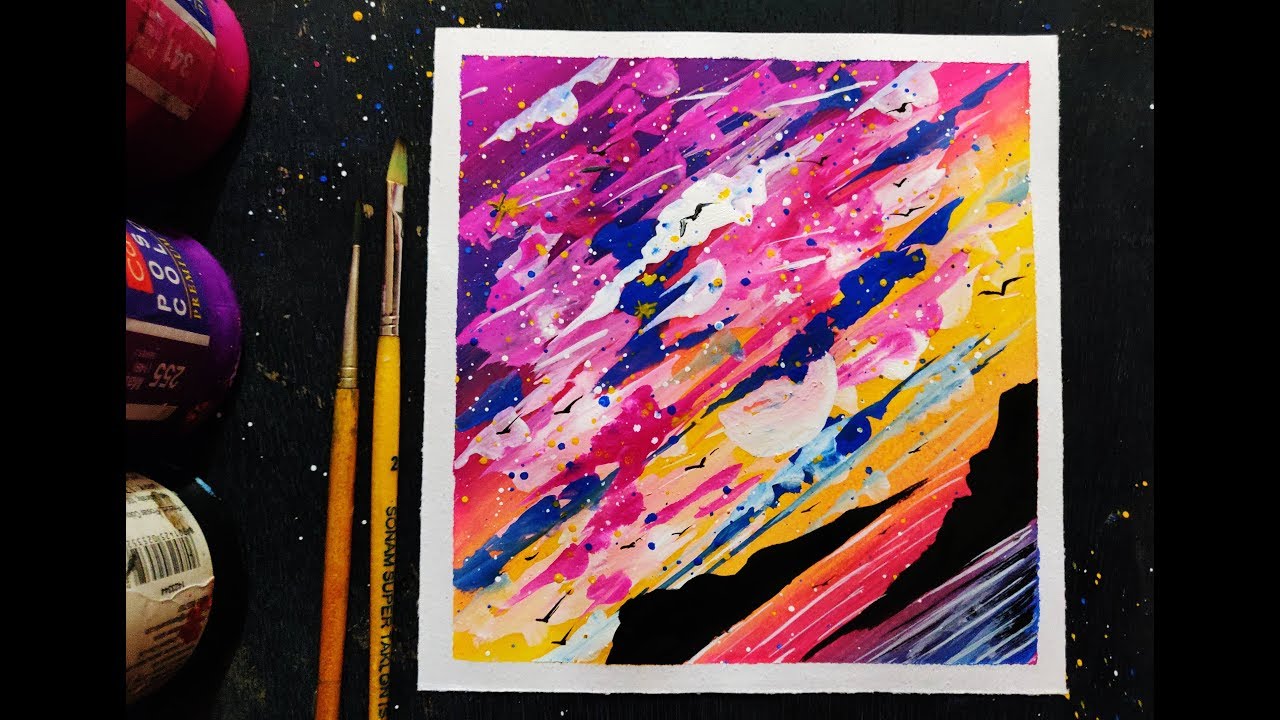 Simple and Creative Painting Ideas Step by Step Tutorial - YouTube