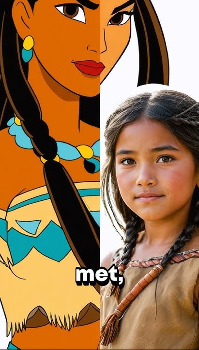The Real Pocahontas vs. The Disney Version #history #shorts - YouTube