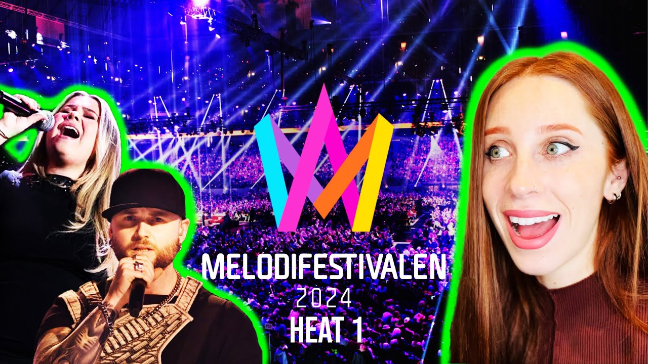 LET'S REACT TO MELODIFESTIVALEN HEAT 1 // SMASH INTO PIECES &LISA AJAX (SWEDEN EUROVISION 2024 ...